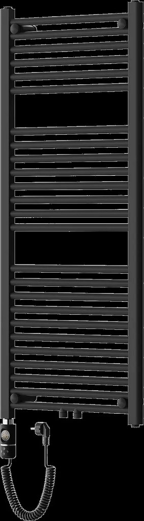 Mexen Mars, elektrické topné těleso 1200 x 500 mm, 600 W, černá, W110-1200-500-2600-70