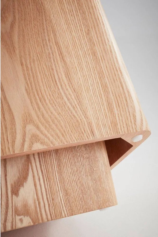 Odkládací stolky v sadě 2 ks v dekoru jasanu 40x40 cm Cubo – Jotex
