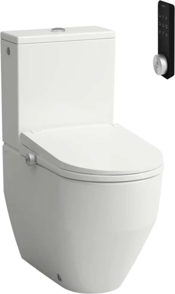Laufen Cleanet Pro - Elektronický bidet s keramikou, vario odpad, Rimless, SoftClose, bílá H602890000S002