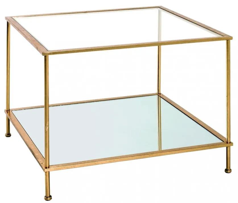 Mørtens furniture Konferenční stolek Anite, 60 cm, zlatá