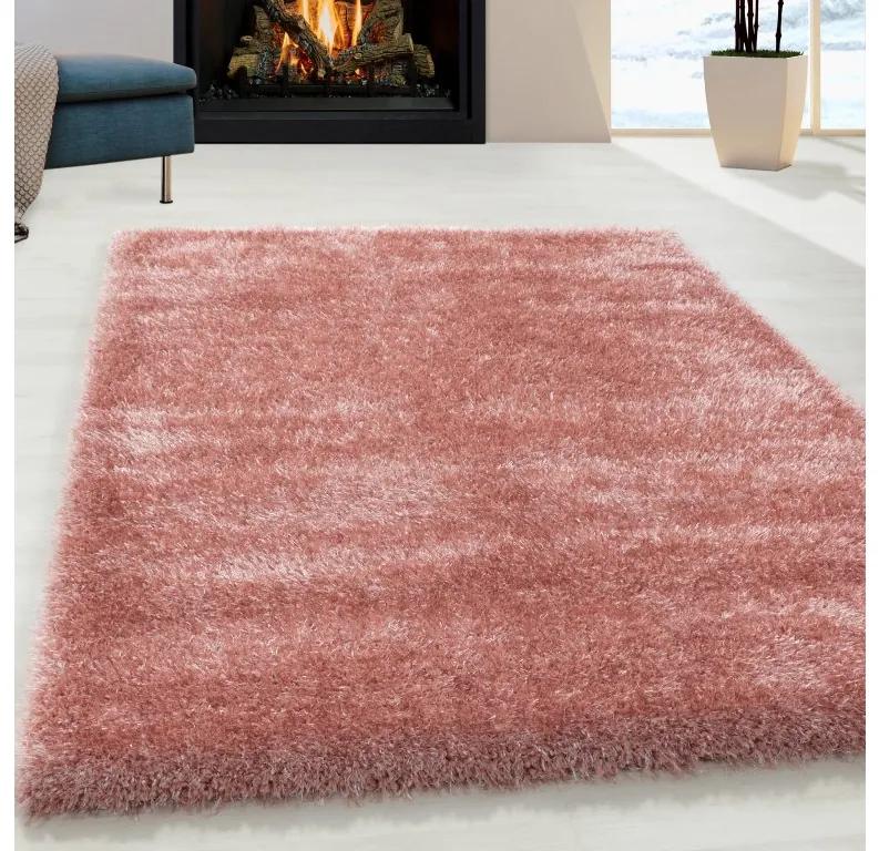 Ayyildiz Kusový koberec BRILLIANT 4200, Růžová Rozměr koberce: 160 x 230 cm