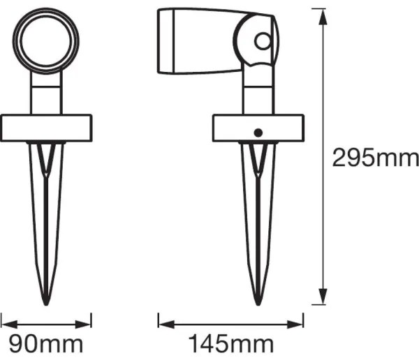Ledvance - LED RGBW Venkovní lampa SMART+ SPOT LED/4,5W/230V IP65 Wi-Fi