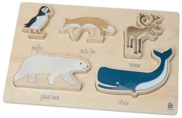 Dětské dřevěné puzzle Arctic Sebra