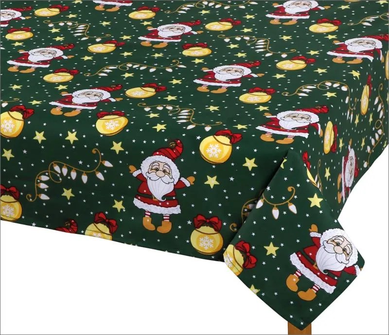 Bellatex Ubrus VÁNOCE Zelená 70x70 cm