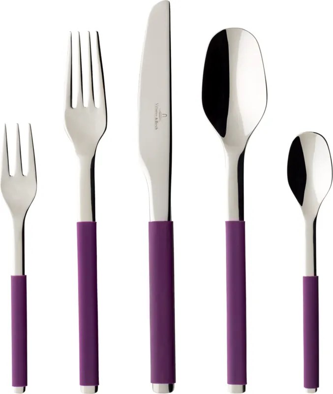 Villeroy&Boch S+ Lila sada příboru pro šest osob, 30 kusů