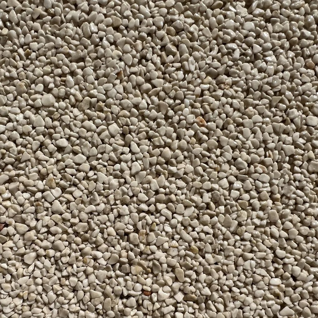 Báča Beton Kamenný koberec na stěnu Botticino Frakce: Hrubá (4 – 8 mm), vydatnost setu 2,6 m², Doporučené použití v: exteriéru - akrylátové pojivo