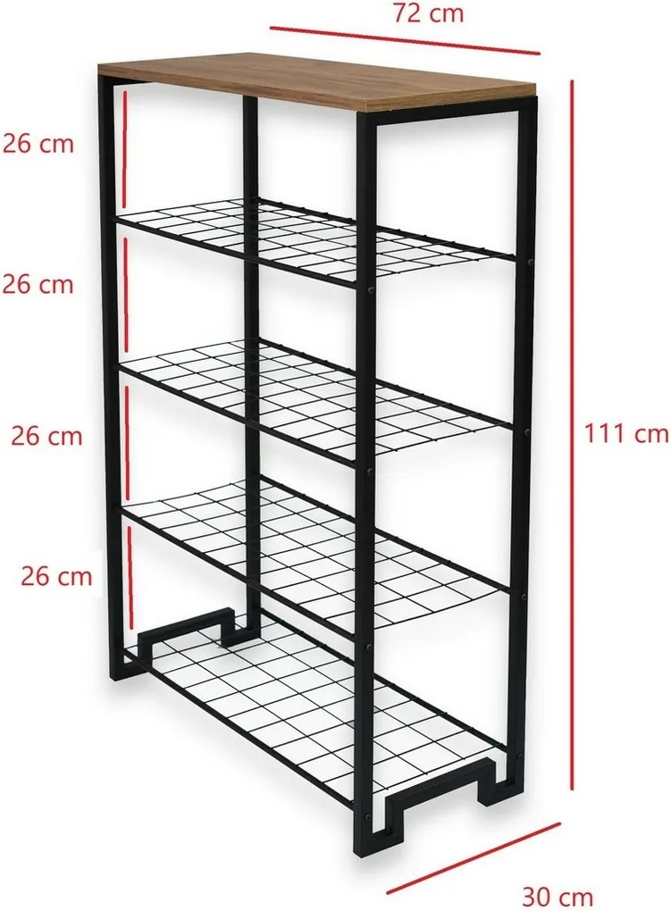 Botník Nancy Atlantic Pine and Black