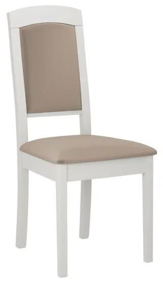Čalouněná jídelní židle Heven XIV, Barva dřeva: bílá, Potah: Kronos 7