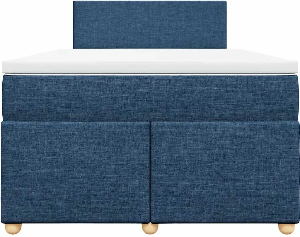 Box spring postel s matrací černá 120x190 cm textil 3286618