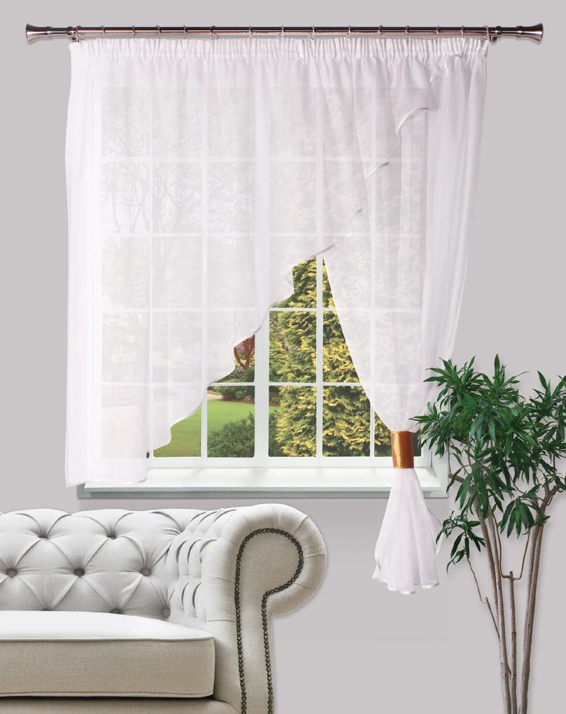 Dekorační oblouková krátká záclona KARINA bílá 300x160 cm MyBestHome