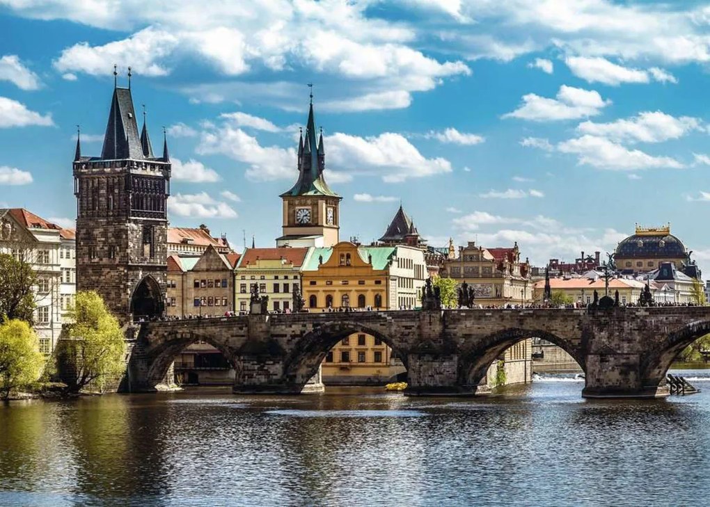 RAVENSBURGER Puzzle Praha Karlův most 1000 dílků 70x50cm skládačka 2419742