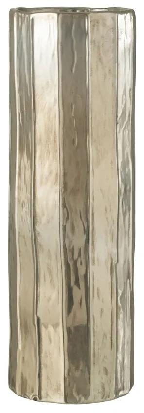 OnaDnes -20% Stříbrná keramická váza J-line Agelisa 60 cm