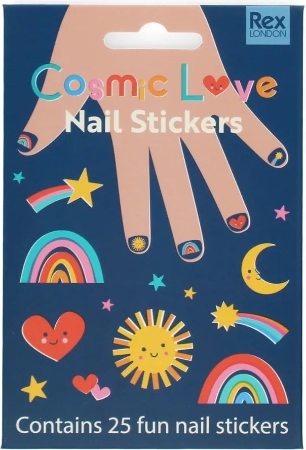 Kreativní sada Cosmic Love – Nail stickers – Rex London