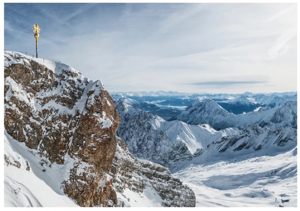 Fototapeta pohled na Alpy + lepidlo ZDARMA Velikost (šířka x výška): 400x280 cm