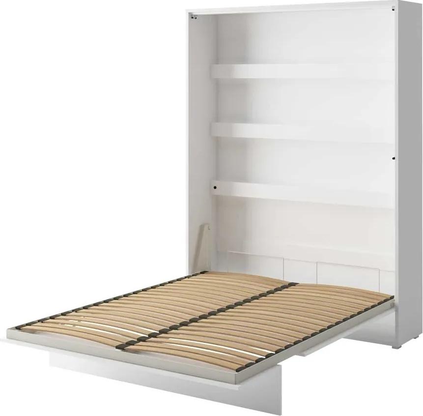 Výklopná postel 160 REBECCA bílá lesk/bílá mat