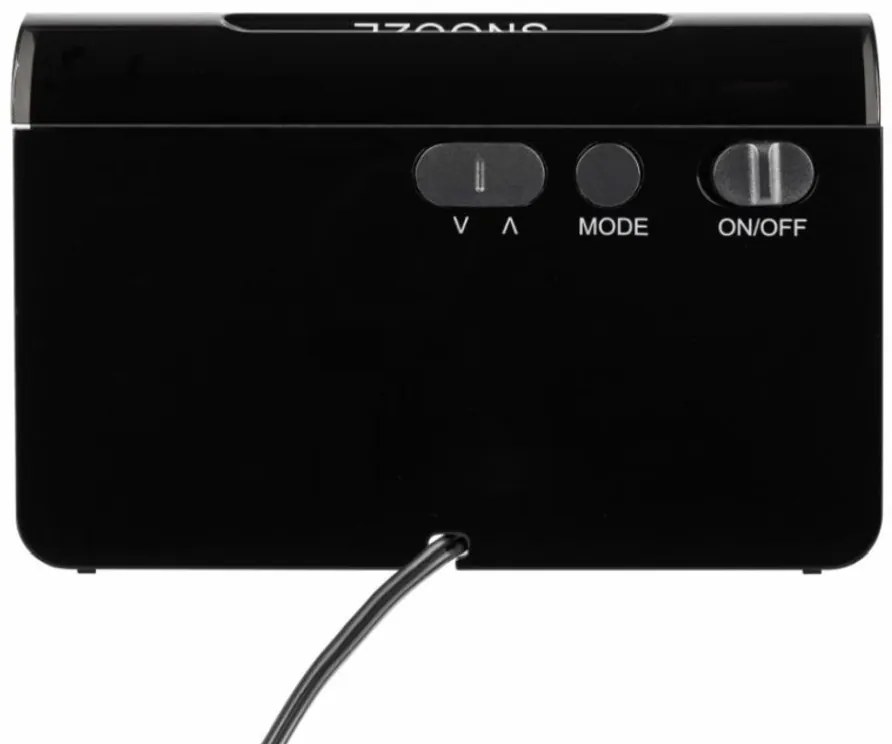 Digitální rádiem řízené stolní hodiny s budíkem TFA 60.2543.02 ICON