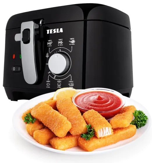 TESLA Electronics EasyCook - Fritéza na olej 2,5 l 1800W/230V