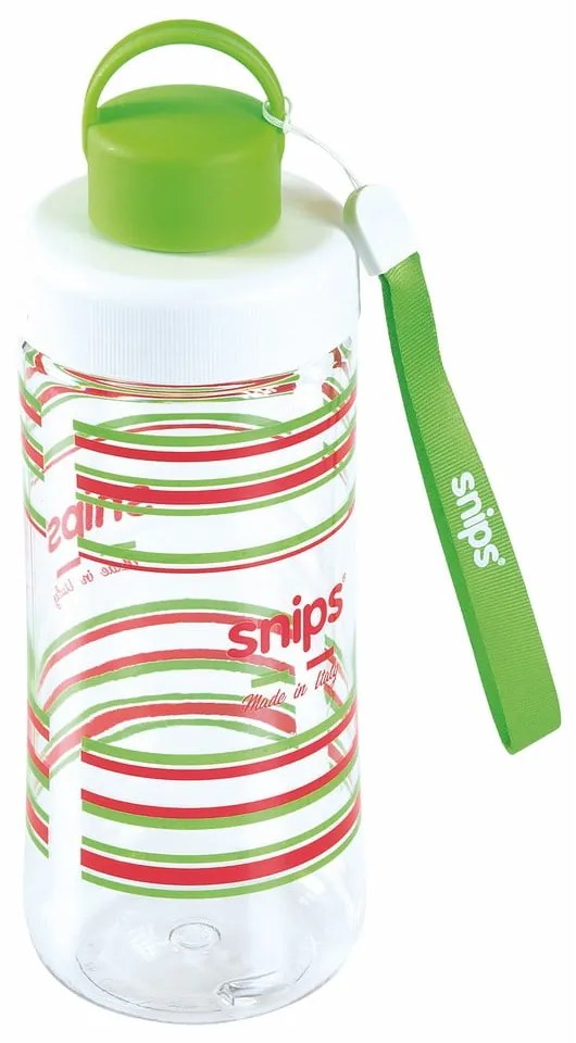 Zelená lahev na vodu Snips Decorated, 500 ml