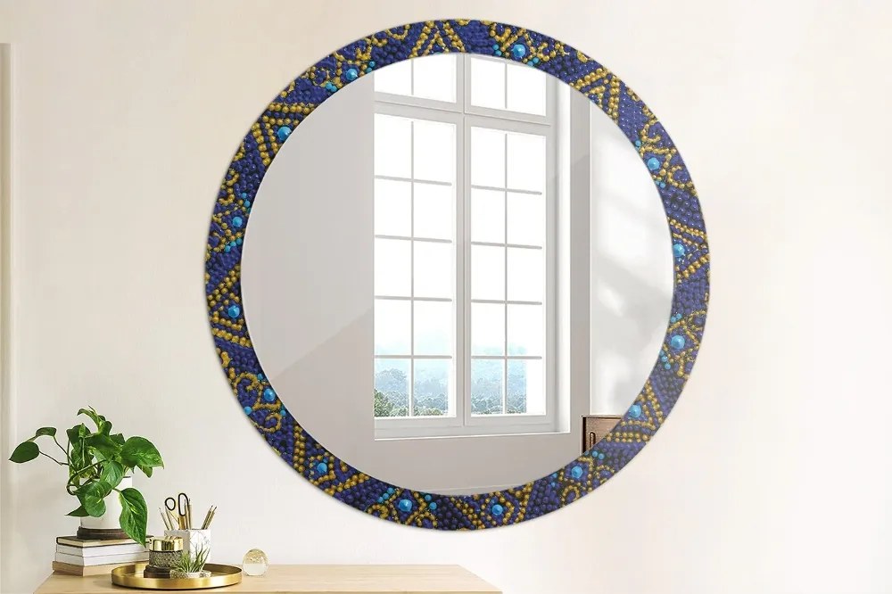 Kulaté dekorativní zrcadlo Dekorativní složení fi 100 cm