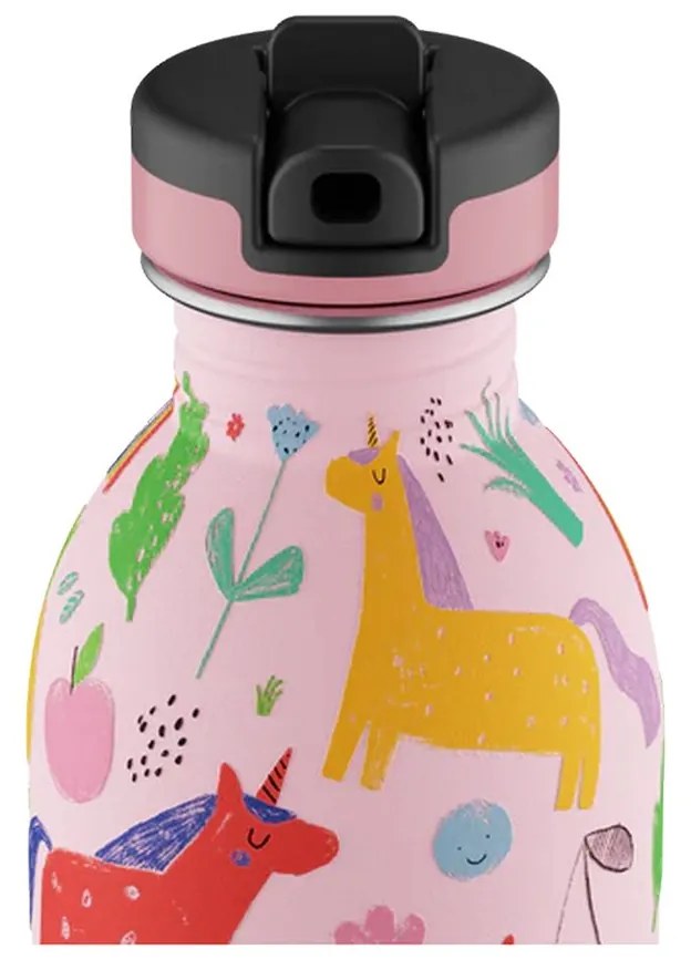 Nerezová dětská láhev Magic Friends 250ml 24 Bottles