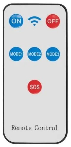 LED Solární reflektor se senzorem INTEGRA LED/3W/3,7V IP44 + DO