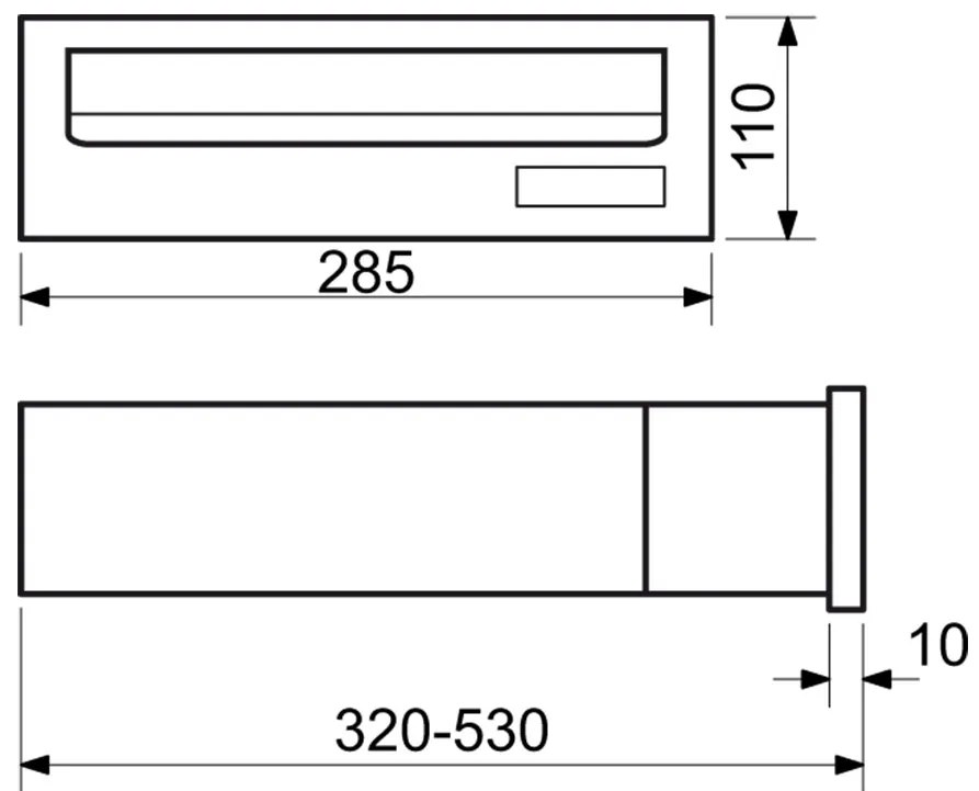 Richter Czech Poštovní schránka nerezová BK.38.R.N