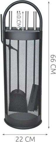Krbové nářadí 5 dílů černá Kaminer PK008