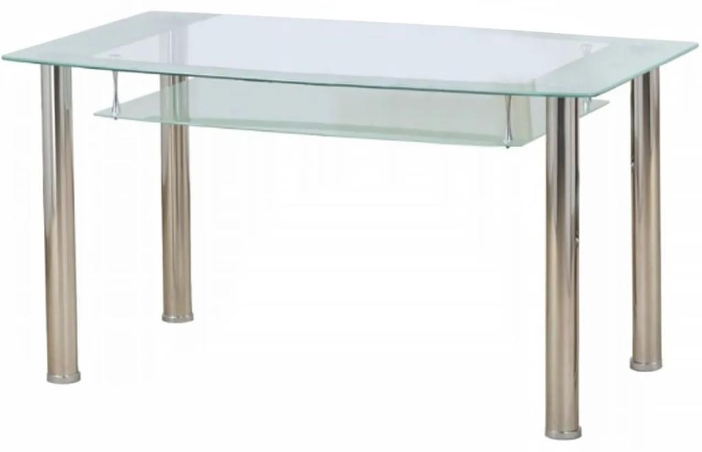 Stůl Cristal chrom / sklo