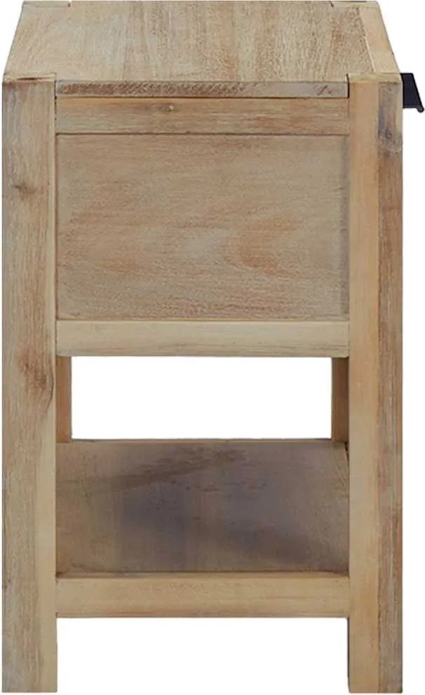 Noční stolky se zásuvkami 2 ks 40 x 30 x 48 cm masivní akácie 3057529