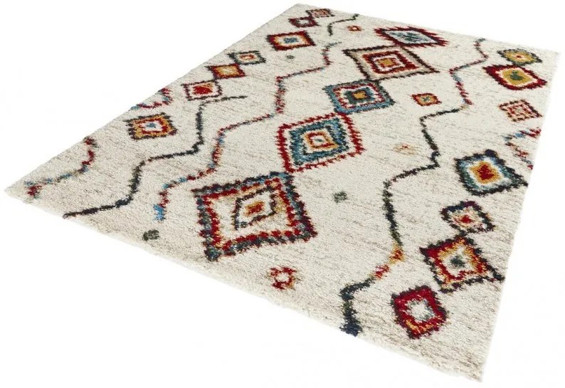 Hanse Home, Kusový koberec Nomadic 102693 Geometric Creme, 120x170, vícebarevná, ložnice