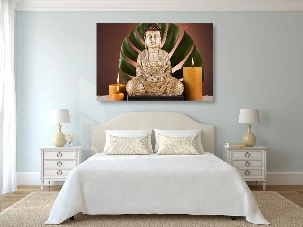 Obraz Budha s relaxačním zátiším Varianta: 120x80
