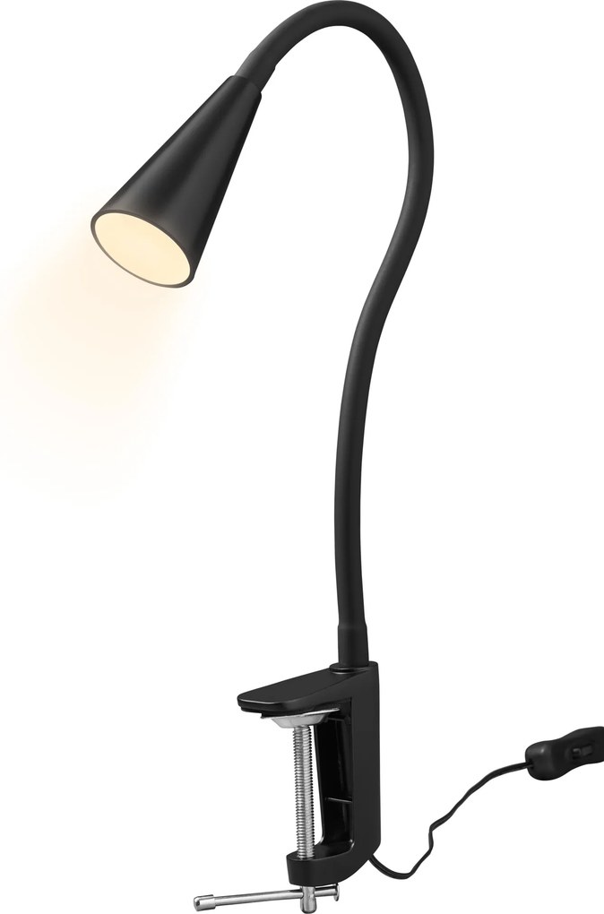 Livarno® Stolní LED lampa Freya (Led lampa s upnutím, černá)