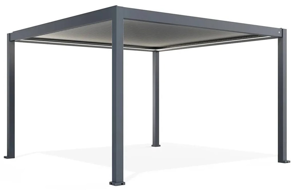Pergola elektrická PRIME s osvětlením - modulární 400 x 400