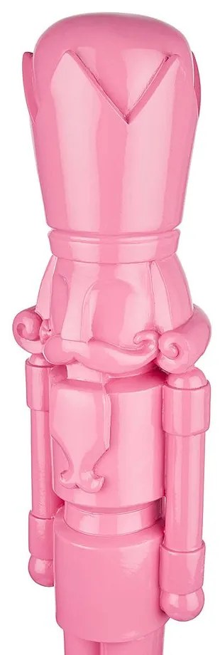 JAMES Dekorační louskáček 54 cm - růžová