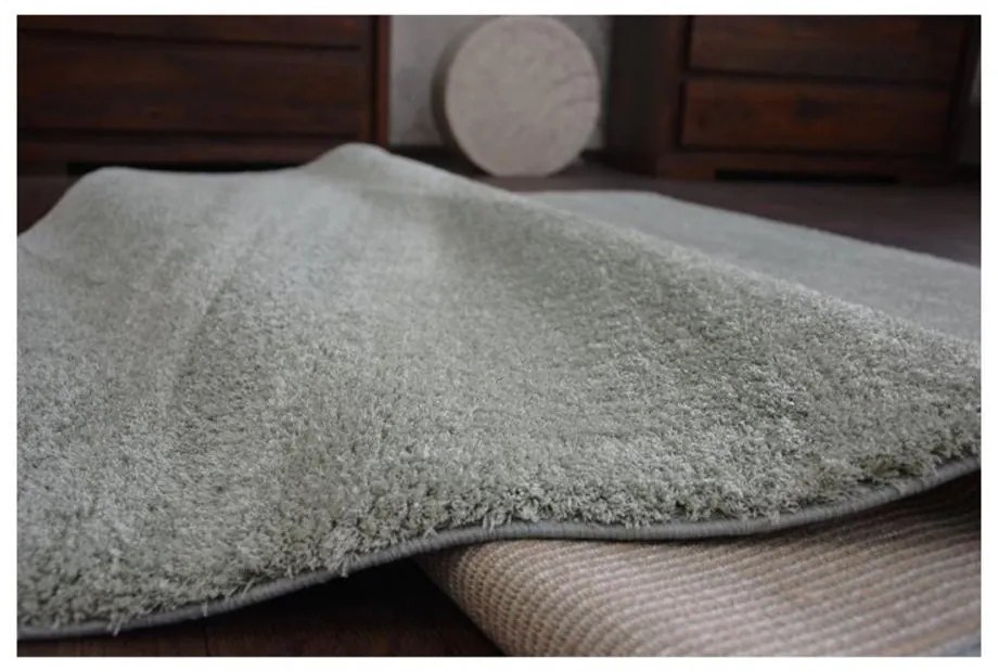 Luxusní kusový koberec Shaggy Azra zelený 240x330cm