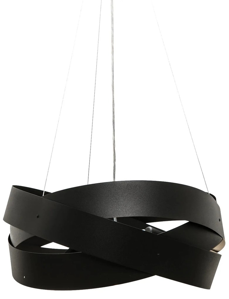 Designový lustr Tornado 50 černá