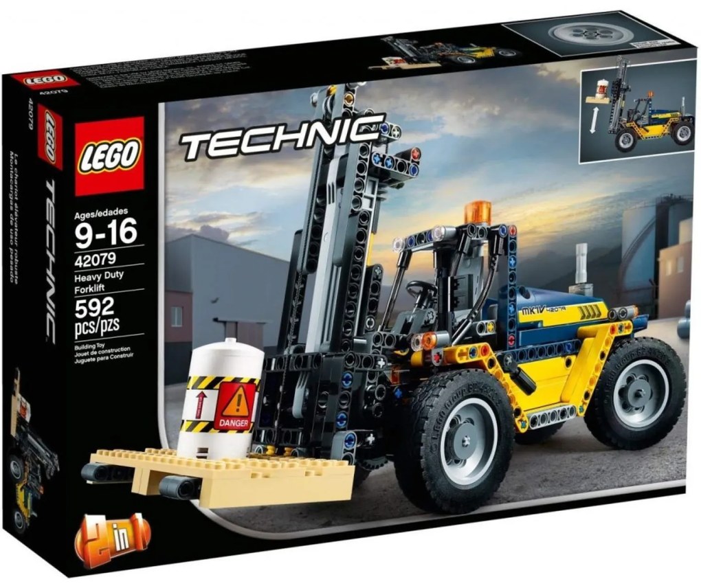 Stavebnice lego technic 42079 výkonný vysokozdvižný vozík