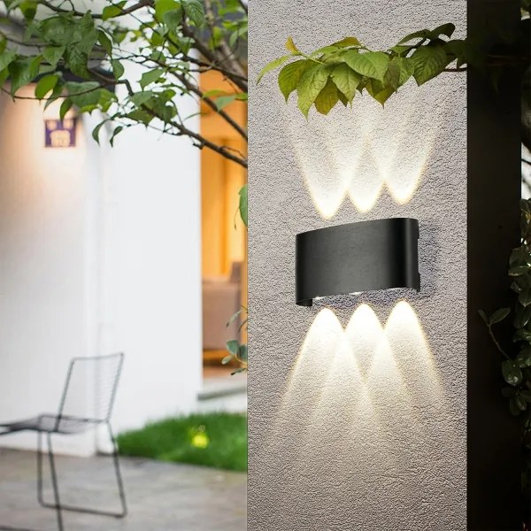 Brilagi - LED Venkovní nástěnné svítidlo FLAREBOX LED/6W/230V černá IP65