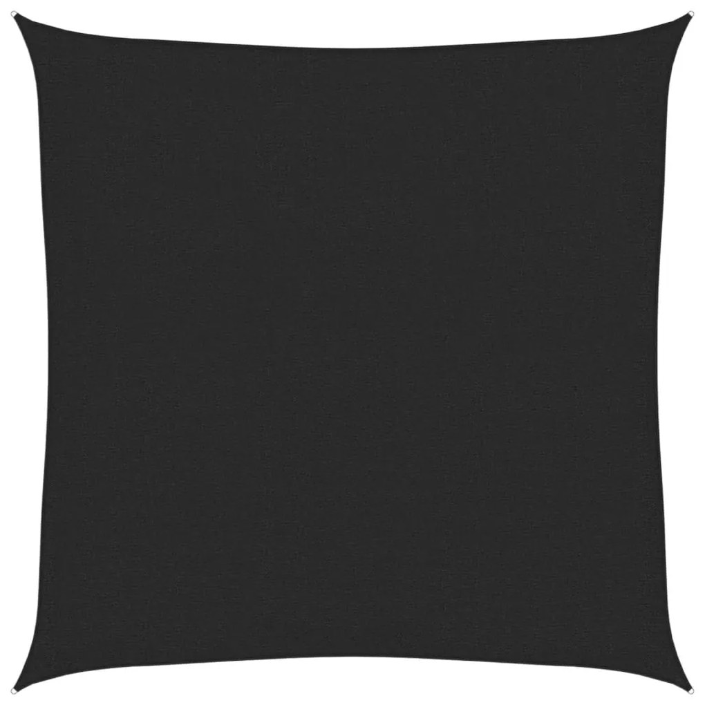 Stínící plachta 160 g/m² černá 2 x 2 m HDPE 311712