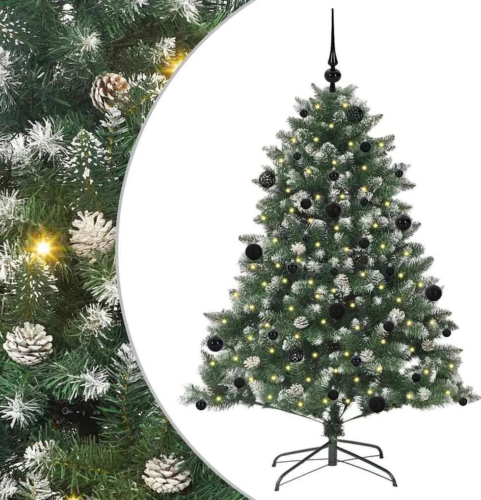 Umělý vánoční stromeček Zelená 150 cm PVC, plast a ocel 3395222