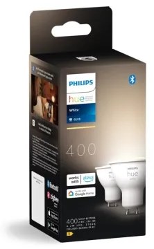 SADA 2x LED Stmívatelná žárovka Philips Hue WHITE GU10/4,2W/230V 2700K