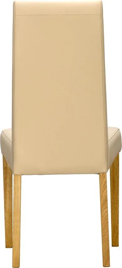 Casarredo - Komfort nábytek Dřevěná jídelní židle LUCERA, Novel výběr barev, (2ks) | barva: szy-dub-antický,potah: novel 12