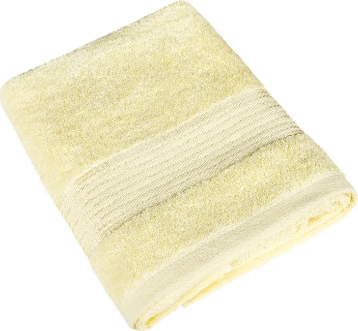 Bellatex Froté ručník a osuška kolekce Proužek Žlutá 70x140 cm