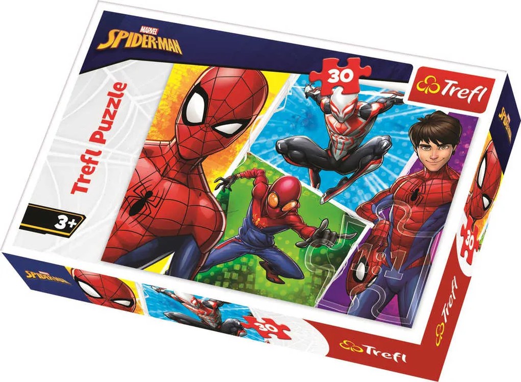 TREFL PUZZLE Spiderman a Miguel Marvel 27x20cm 30 dílků skládačka tr18242