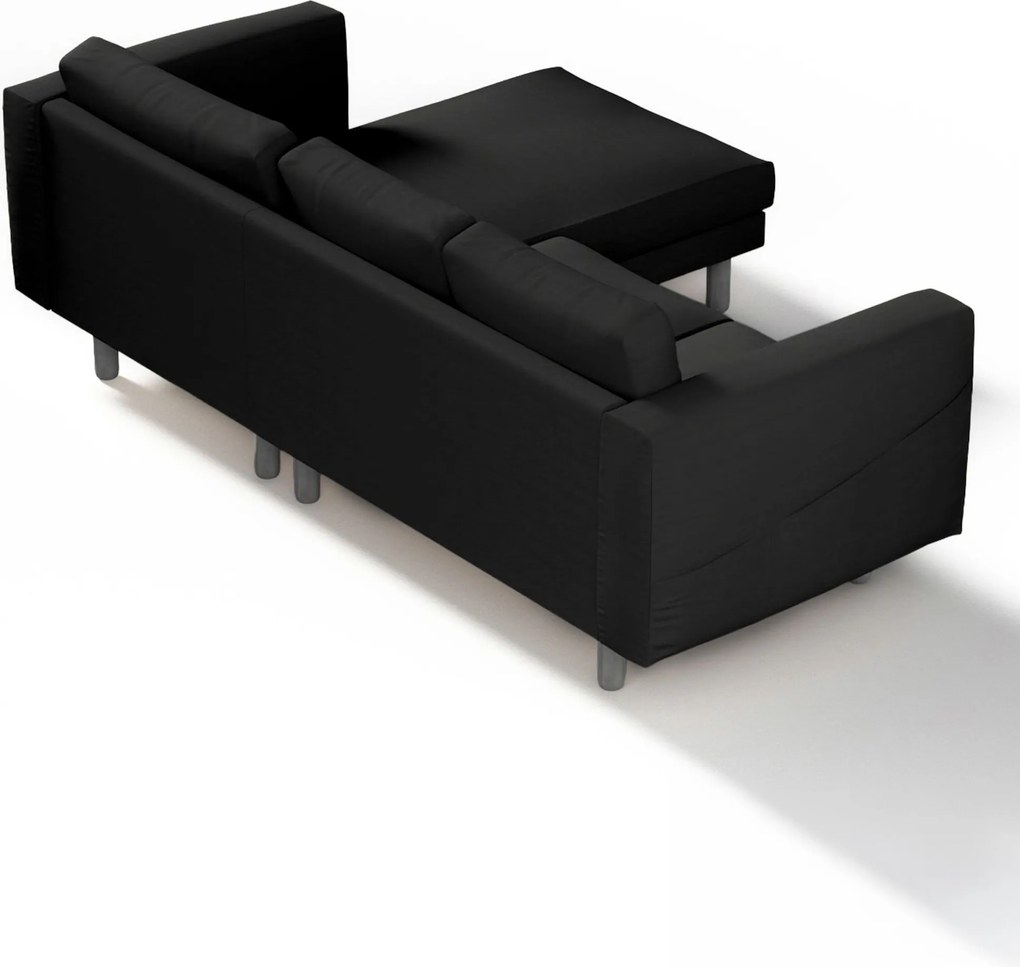 Potah na pohovku IKEA Norsborg 3-místná se šezlongem barva šedá