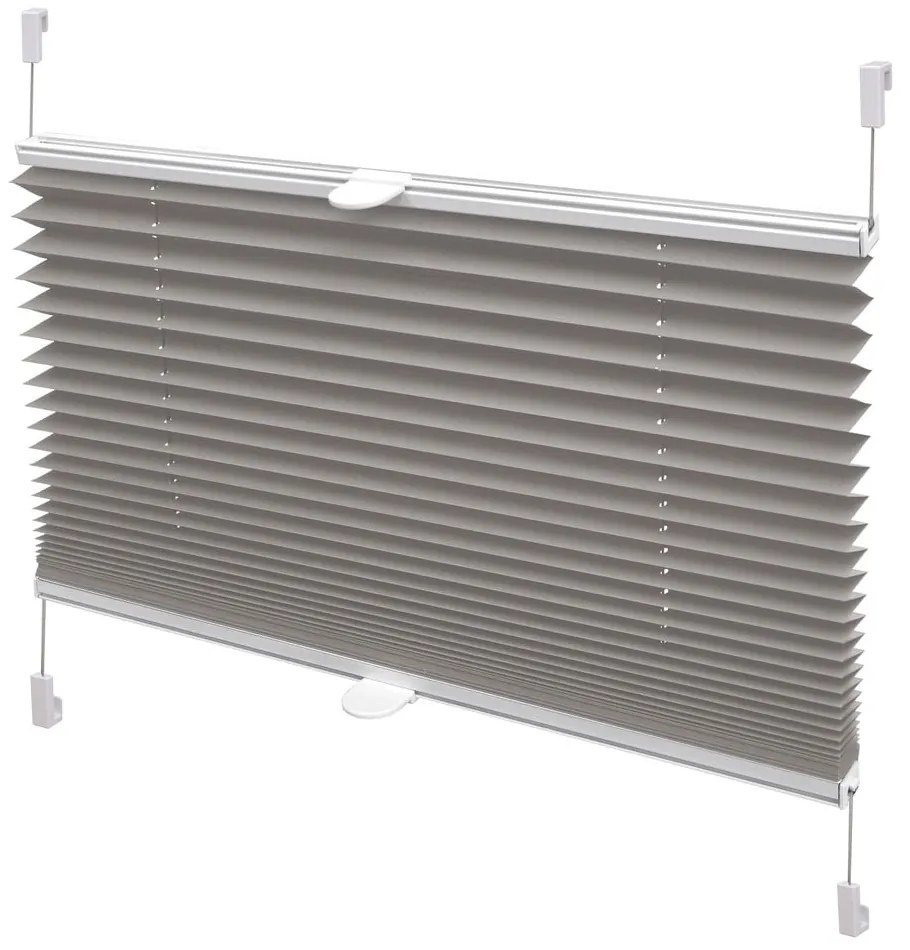 Šedá roleta 42,5x150 cm Plisé Verona – Gardinia
