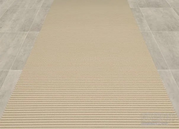 Breno Koupelnová pěnová předložka SOFTY-TEX 79800.1 béžová, šíře 65 cm, Béžová