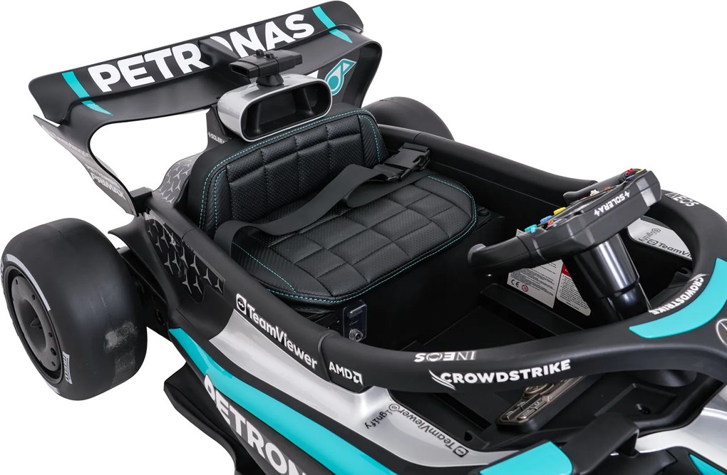 Ramiz Formule AMG Petronas F1 elektrické autíčko pro děti černé na dálkové ovládání + ovladač R/C