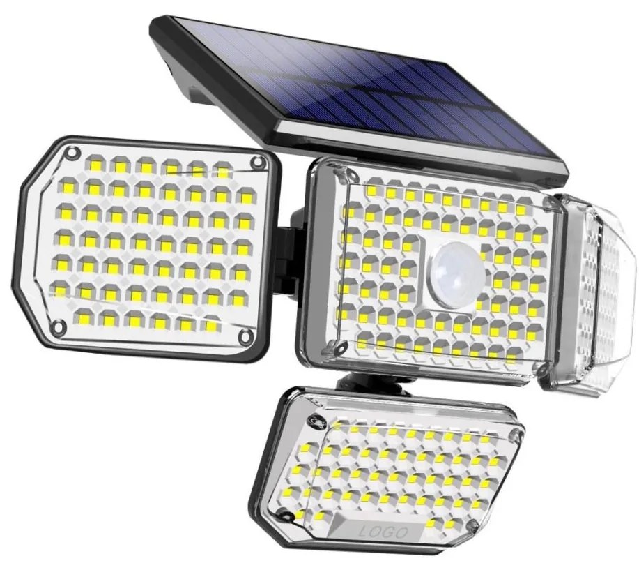 Immax 08499L - LED Solární nástěnné svítidlo se senzorem LED/5W/5,5V IP44