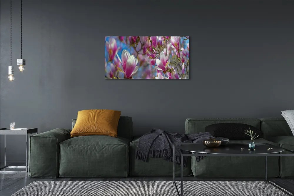 Obrazy na plátně magnolie strom 100x50 cm